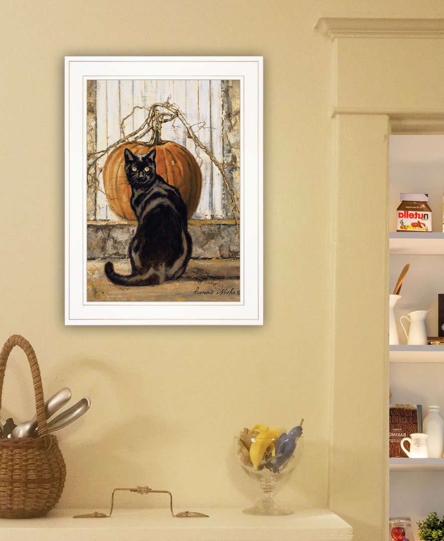 Rosalind Wheeler "Cat" By Bonnie Mohr, Ready to Hang Framed Print | Wayfair